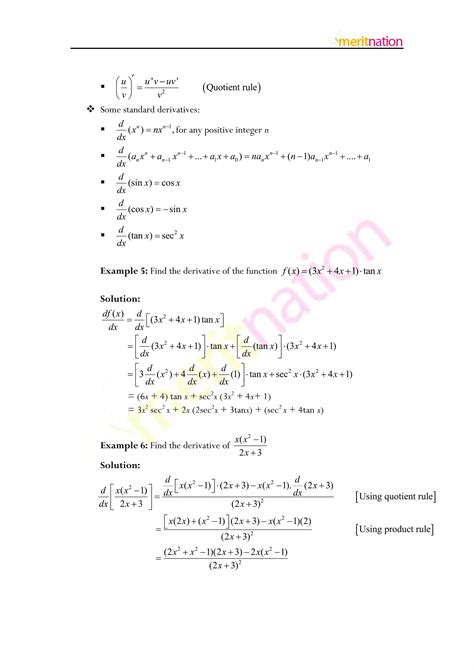 Limits And Derivatives PDF