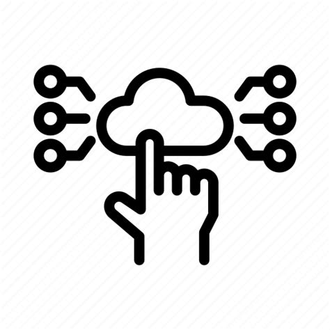 Digitalization Data Information Connect Cloud Icon Download On Iconfinder