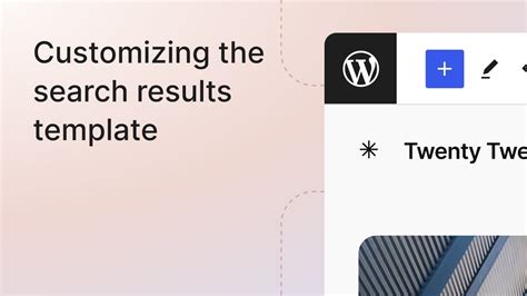 Customizing The Search Results Template YouTube