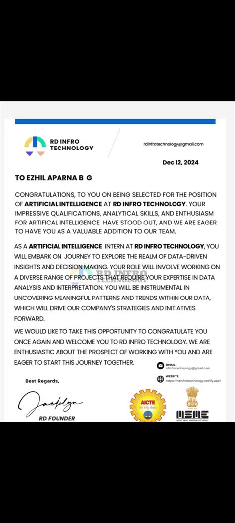 ezhil aparna b g on linkedin artificialintelligence datascience