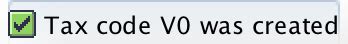 Assign Tax Codes For Non Taxable Transactions