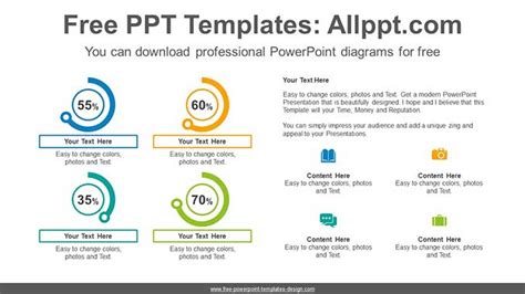 Icon Doughnut Charts PowerPoint Diagram Slidesgo Templates