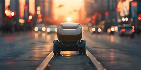 advanced technology enables autonomous delivery robot to navigate city