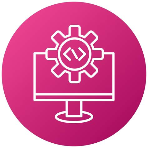 Code Settings Icon Style Vector Art At Vecteezy