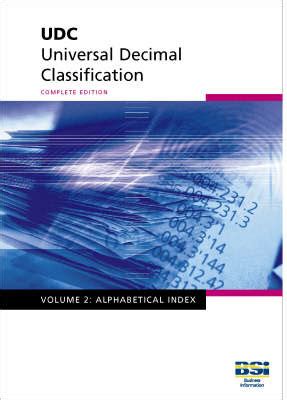 UDC Universal Decimal Classification Standard Edition Waterstones