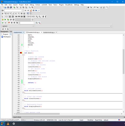 Solved Below Is My Code For Mastermind Game In C