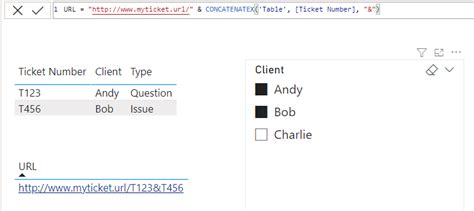 Powerbi Concatenate Rows Based On User Selection Stack Overflow