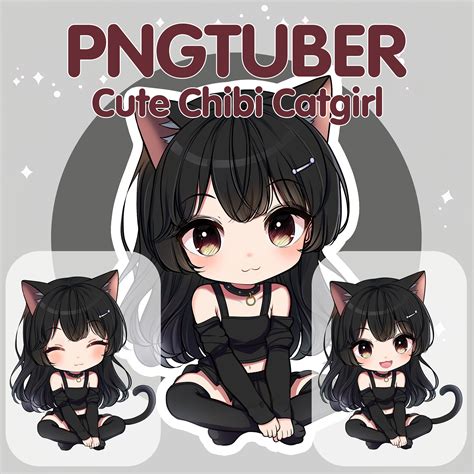 Cute Anime Chibi Cat Girl