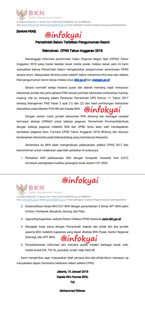 Pengumuman Cpns 2018 Terbaru
