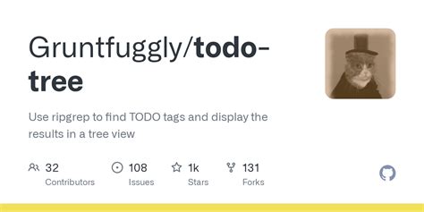 GitHub Gruntfuggly Todo Tree Use Ripgrep To Find TODO Tags And Display The Results In A Tree View