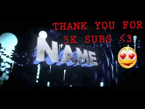 Top Blender Only Intro Templates K Special YouTube