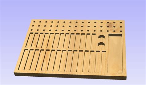 Cnc Bit Organizer Cnc Bit Holder Tool Organizer Vectric Vcarve Pro Aspire Cut2d Etsy