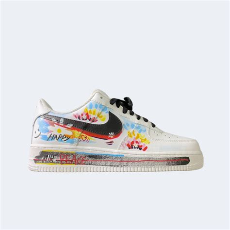 커스텀 S 나이키 에어포스1 07 해피스마일 마일로샵