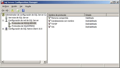 Elinformatico Pasos Para Configurar Sql Server 2008 Para Admitir Conexiones Remotas