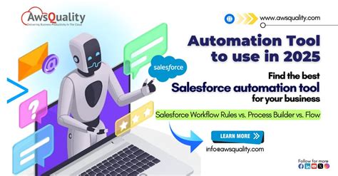 salesforce workflow rules vs process builder vs flow automation tool