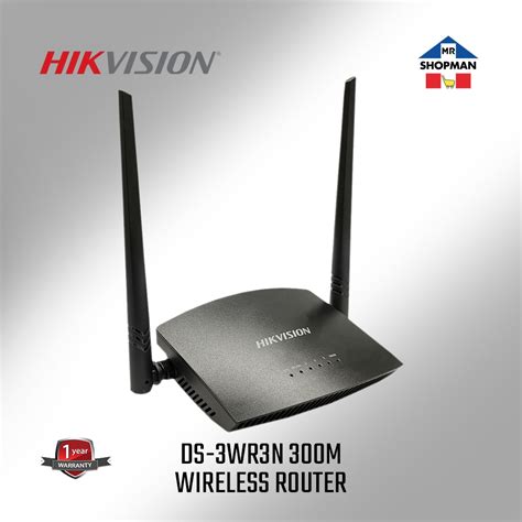 Hikvision 300mbps Wireless Router Wr3n Wifi Router Shopee Philippines
