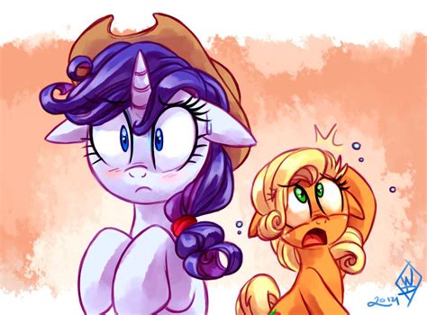 Rarity And Applejack By Yanoda On Deviantart Rarity And Applejack By