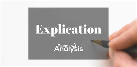 Explication Explained Definition And Literary Examples Poem Analysis