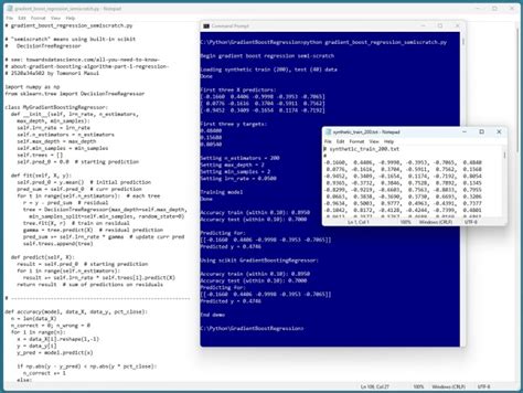 Gradient Boosting Regression From Semi Scratch Python James D Mccaffrey
