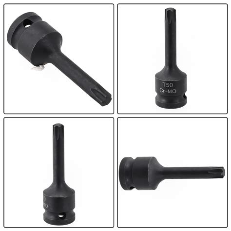 1pc 1 2 Inch Hex Socket Adapter For T20 T30 T40 T100 Screwdriver Bits