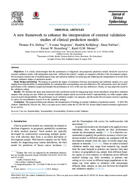 Pdf A New Framework To Enhance The Interpretation Of External