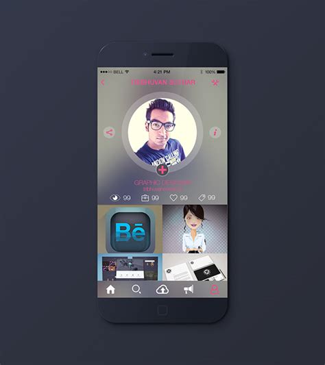 Redesign Dribbble IOS App On Behance