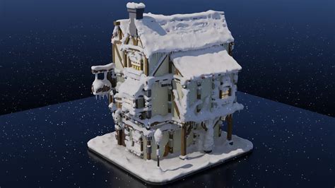 Blender 4 Snow And Ice Geometry Node Flippednormals
