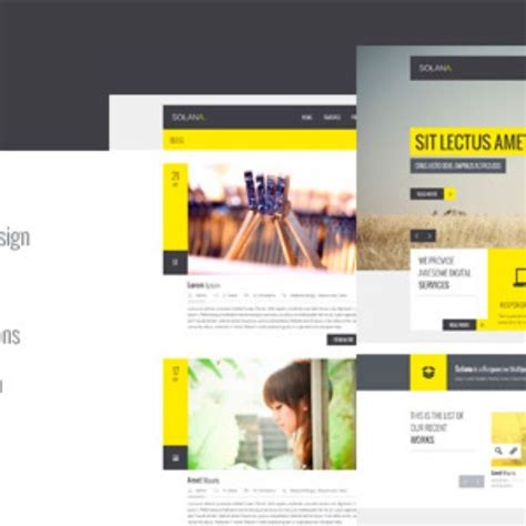 Solana Multipurpose Psd Template Psd Templates Html5 Templates Photoshop Tutorial Design