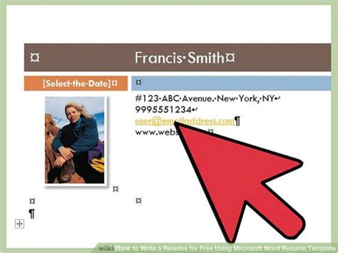 How To Make A Cv Template On Microsoft Word How To Write A Resume For Free Using Microsoft Word