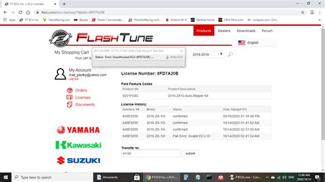 Error Un Authorized Ecu Contact Support — Ftecu Forum
