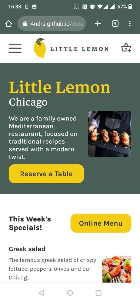 GitHub 4ndrs Cute Lemon My Front End Developer Capstone Project