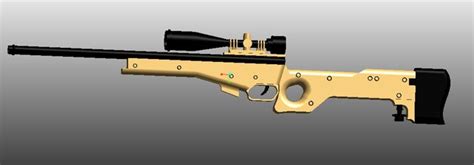Awm Gun Design Download Free 3d Model By Johnney 7 Cad Crowd