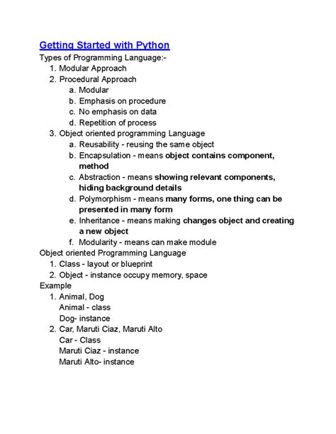Getting Started With Python Getting Started With Python Types Of