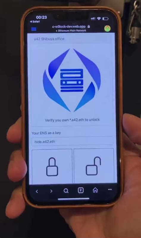You Can Use Your Ethereum Wallet To Unlock Your Front Door Start Your
