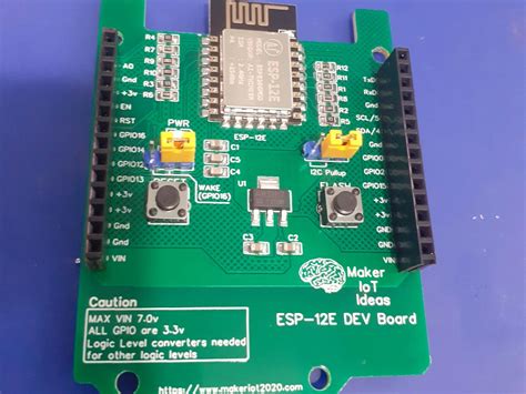 esp8266 12e in arduino form factor