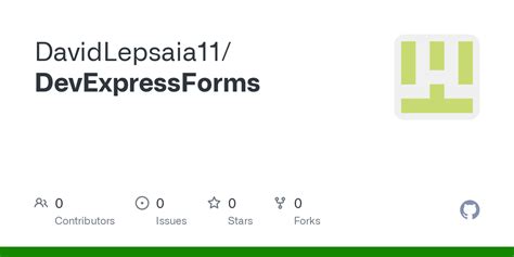 GitHub DavidLepsaia11 DevExpressForms
