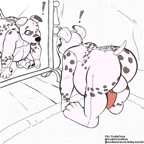 Rule 34 Balls Belly Big Belly Canid Canine Canis Cudacore Dalmatian