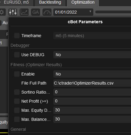 CTrader Forum Save Optimization Settings To File