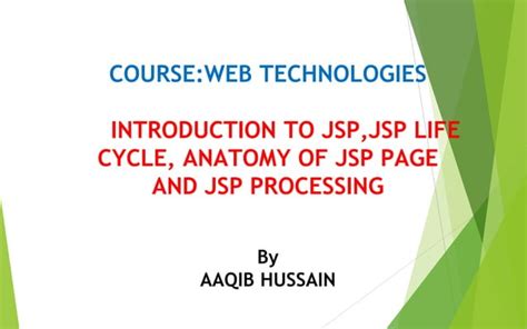 Introduction To Jspjsp Life Cycle Anatomy Of Jsp Page And Jsp Processing Pptx Web Design