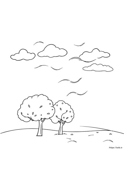 Windy Weather Windy Day Coloring Pages