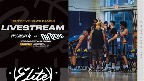 Procademy Vs Oh Deng S9 W3 Livestream Youtube