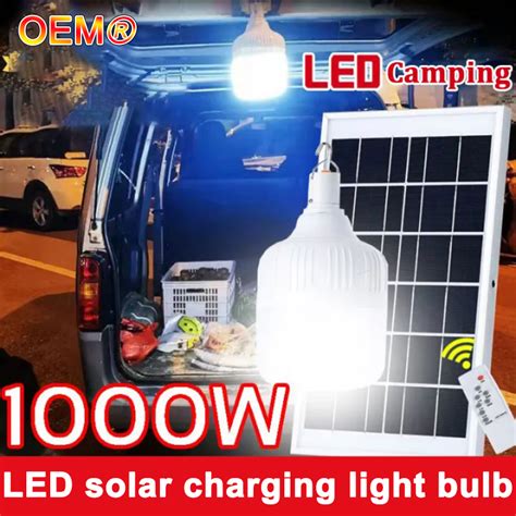Solar Bulb Outdoor Light Lampu Solar Outdoor Waterproof Solar Light Bulbpower Outage Emergency