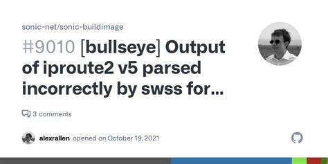Bullseye Output Of Iproute2 V5 Parsed Incorrectly By Swss For Vlan