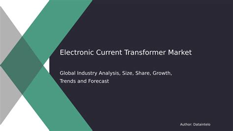 Electronic Current Transformer Market Report Global Forecast From Electronic Current Transformer Market Report Global Forecast From