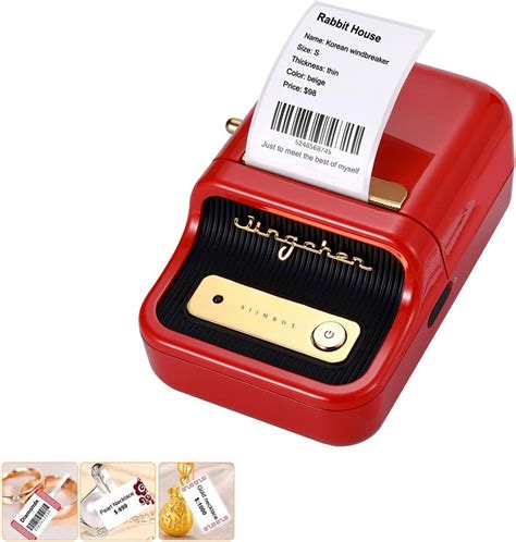 Eacam Sticker Maker Label Printer Portable Wireless Bt Thermal Label