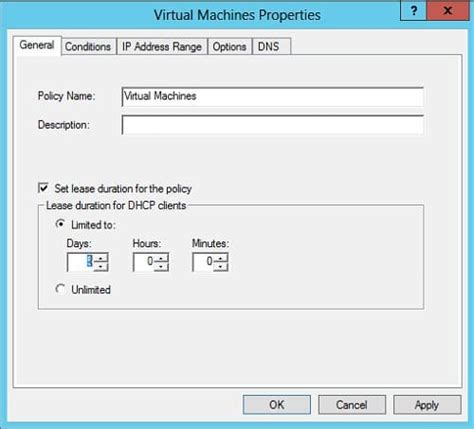 Use DHCP Policy Based Assignment In Windows Server 2012