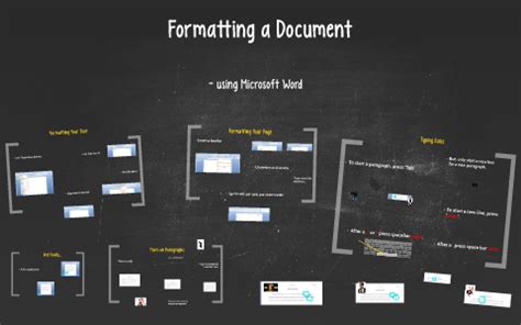 Formatting A Microsoft Word Document By V W On Prezi