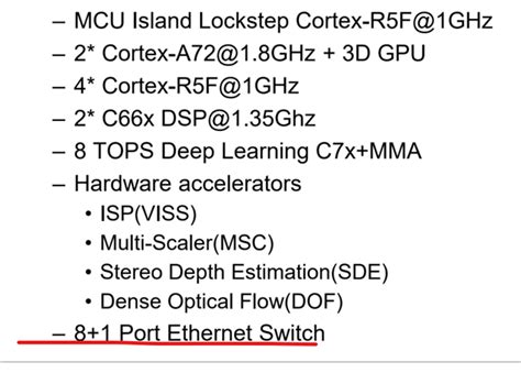 Tda4vm Ethernet Switch 数量确认 处理器论坛 处理器 E2e™ 设计支持