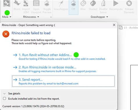 Rhino Randomly Crashes While Using Builds Newer Than 120 Revit Mcneel Forum