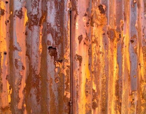 Rust S Beauty On Aged Iron Sheets Stock Image Image Of Soil Brown